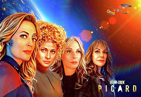The Woman From Picard Digital Art By Mamagoose Designs Fine Art America
