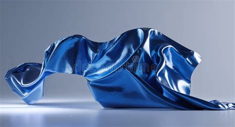 Brightly Illuminated Blue Metallic Texture Creates A Dynamic Visual Effect With Smooth Gradient