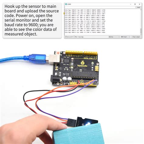 Keyestudio TCS34725 Color Sensor RGB Color Sensor For Arduino