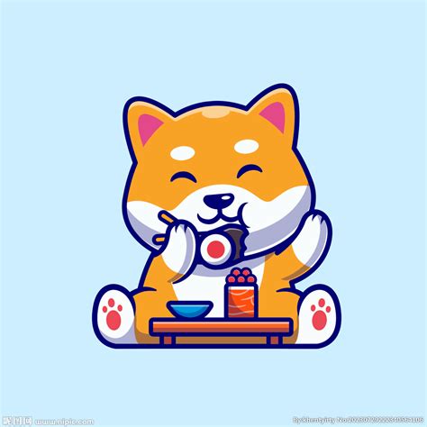 卡通柴犬设计图广告设计广告设计设计图库昵图网