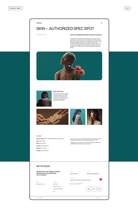 cortex ui ux design website on behance