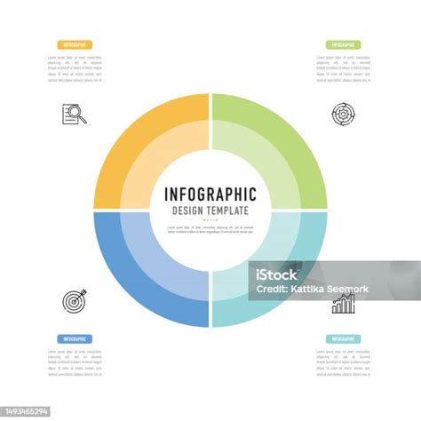 비즈니스 프레젠테이션을 위한 원형 또는 원형 차트 인포그래픽 0명에 대한 스톡 벡터 아트 및 기타 이미지 0명 25 센트 개념 Istock