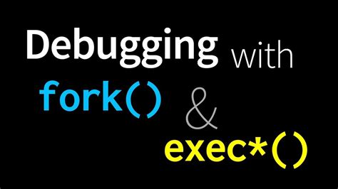GDB Debugging With Fork And Exec YouTube