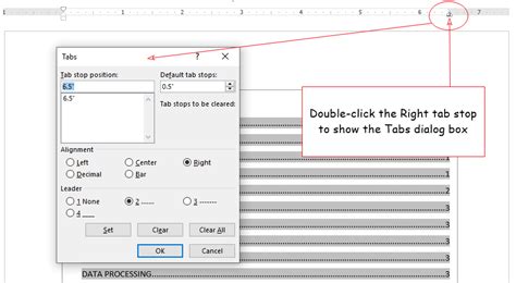 Add Or Remove Dots In Table Of Content In Word Software Accountant