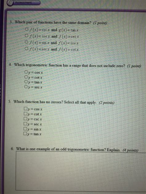solved which pair of functions have the same domain f pi