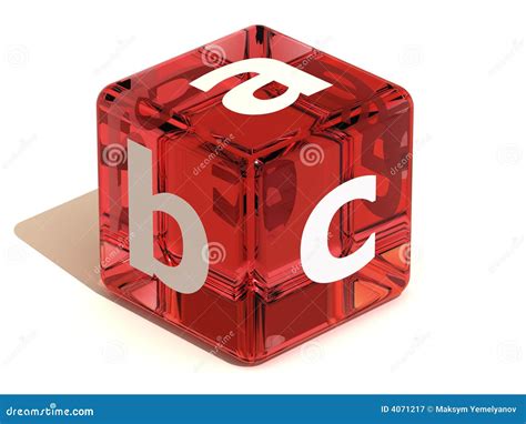 Cube With Abc Alphabet Stock Illustration Illustration Of Isolated