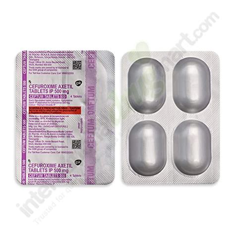 Buy Cefuroxime 500mg Tablets Online Idm