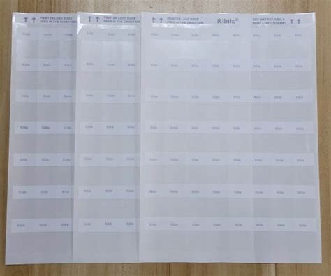 Cable Labels Sheet Compatible With Dot Matrix Printer Ruilabels
