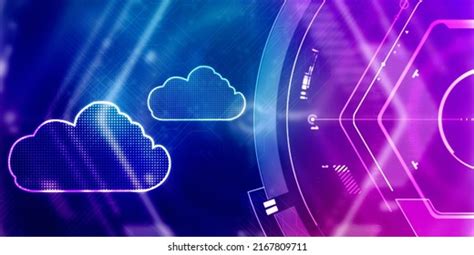 2d Rendering Technology Cloud Computing Stock Illustration 2166646519