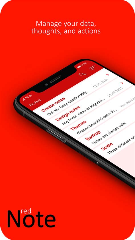 Red Note Notepad Notes With Password For Android Download