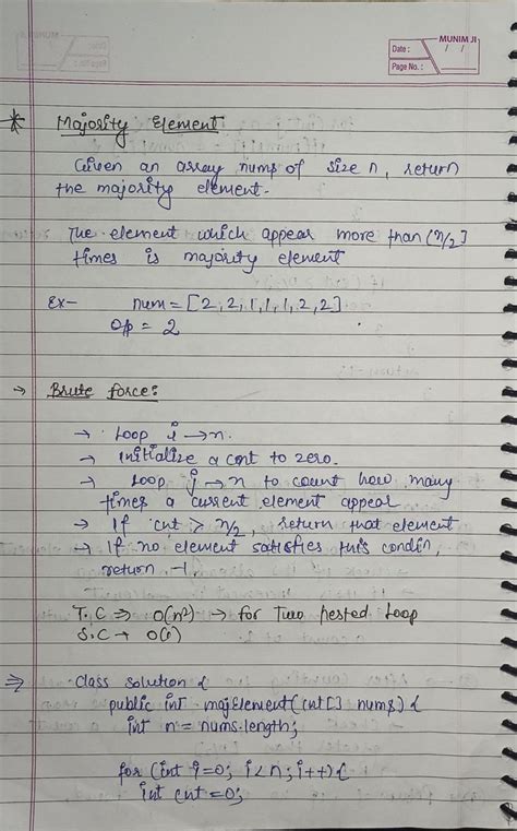 Sachin Sisodiya On Linkedin Arrays Majorityelement Boyermoore