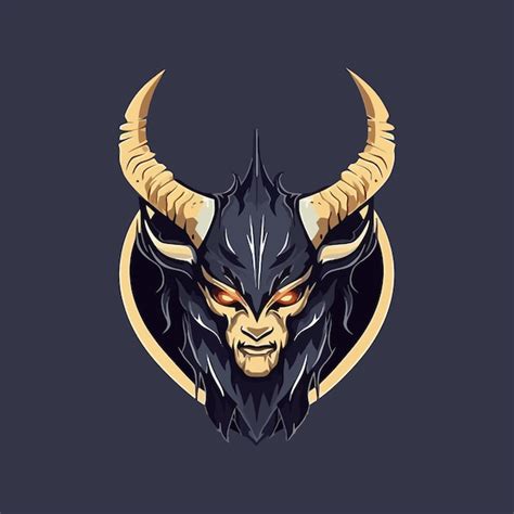 Premium Vector Esport Style Logo Design Deamon Vector Illustration