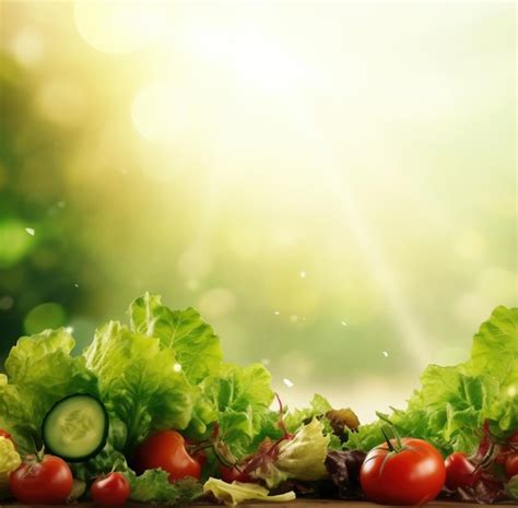 Premium Photo Salad Background