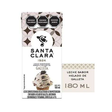 Leche Saborizada Santa Clara Sabor Galleta 180 Ml Bodega Aurrera Despensa A Tu Casa