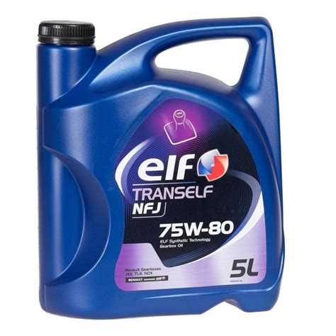 Трансмиссионное масло синтетическое ELF TRANSELF NFJ 75W-80, 5л купить ...