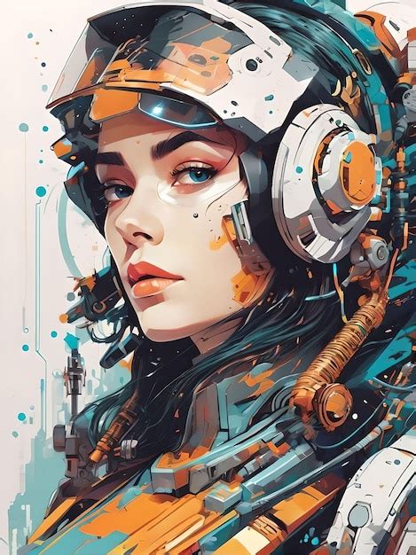 Premium Photo Pixel Perfection Game Art Featuring Futuristic Beauties