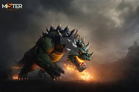 Bowser Realistic By Mister King K21 On Deviantart