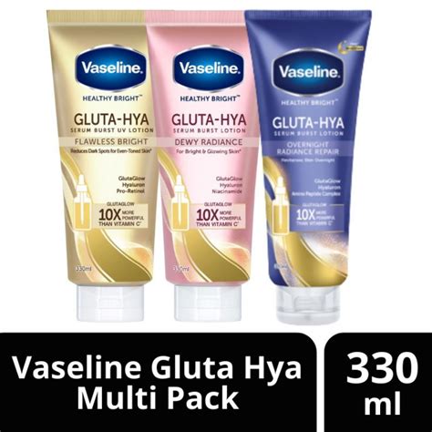 Jual Vaseline Gluta Hya 330ml Shopee Indonesia