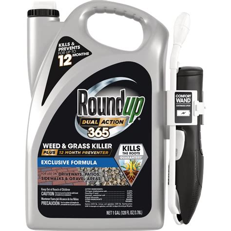Roundup Dual Action 365 1 Gal Exclusive Formula Weed And Grass Killer