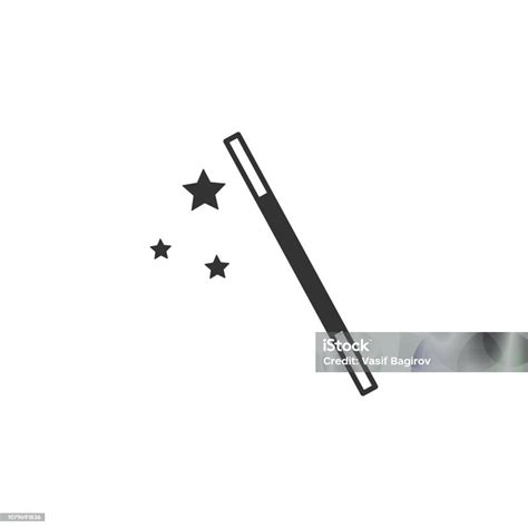 마술 마법사 라인 아이콘입니다 모바일 응용 프로그램 웹 사이트 또는 데스크톱 응용 프로그램에 대 한 간단 하 고 현대 평면 벡터 일러스트 레이 션 결정체에 대한 스톡 벡터