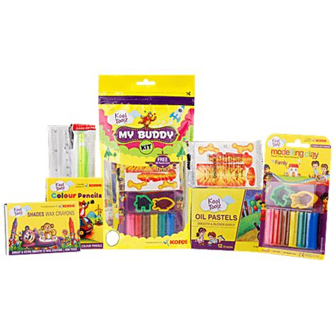 Buy Kores My Buddy School Kit With Clay Online At Best Price Of Rs 89 Bigbasket