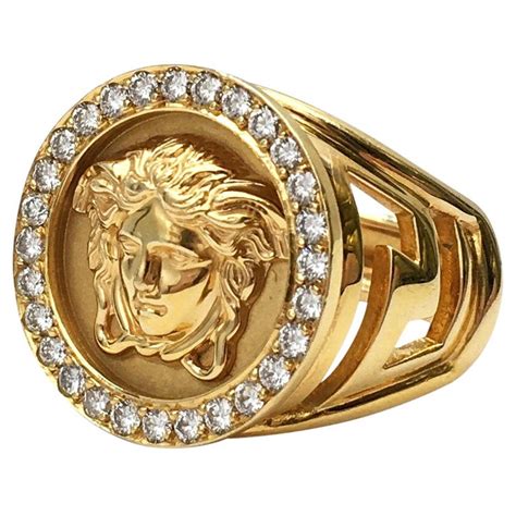 Gold Versace Ring