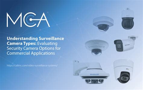 Understanding Surveillance Camera Types Mca Security