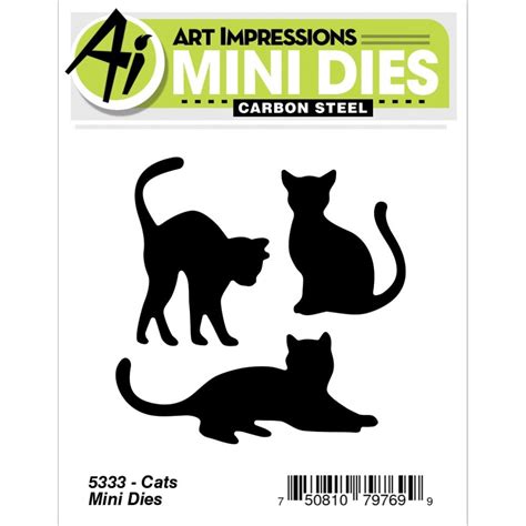 Art Impressions Mini Matrices Chats Herazz Boutique De Scrapbooking