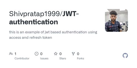 Github Shivpratap Jwt Authentication This Is An Example Of Jwt Based Authentication Using