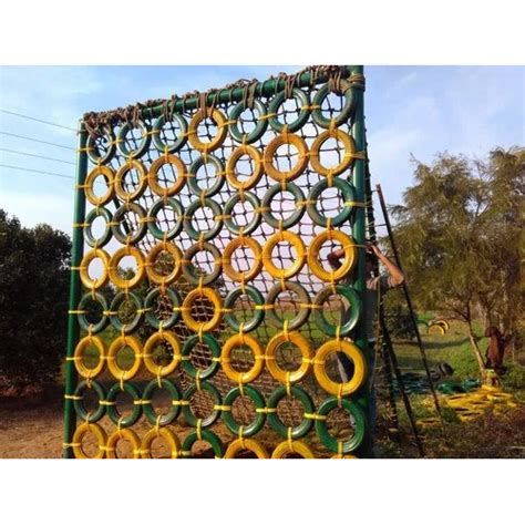 Ms Frame Climbing Tyre Wall Net At 86000 Inr In New Delhi Hawk Adventure