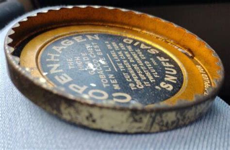 1950s Copenhagen Snuff Chew Dip Can Lid Opener Mounted Cutter Snuff