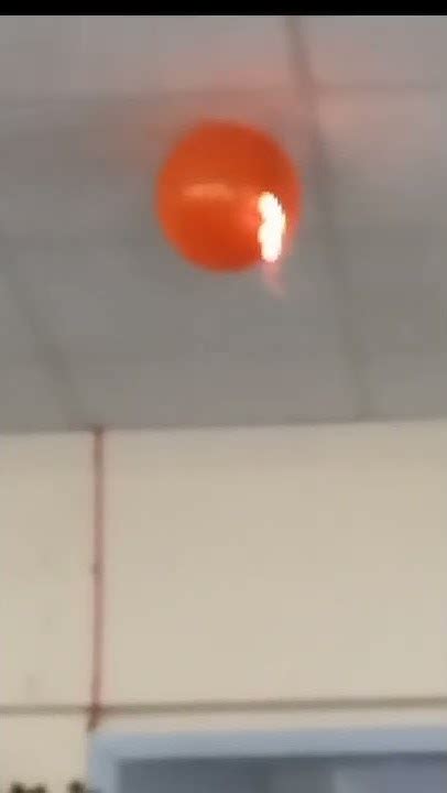 Methane Balloons Explosion Science Experiment Fire Flashwarning Balloon Youtube