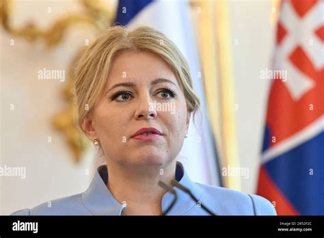 Bratislava Slovakia 31st May 2023 Slovak President Zuzana Caputova