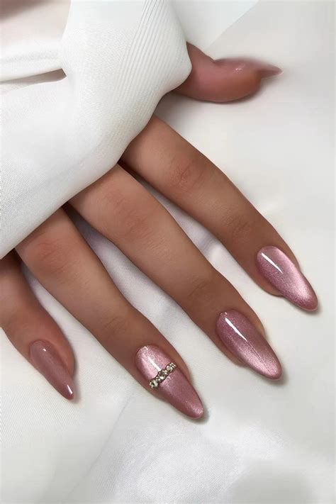 Nails2025 Trends Nails March Ideas Nail Idea Spring 2025 Pink Cat