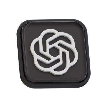 Chatgpt Logo 3d Illustrations Free Download In Png Gltf