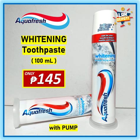 Aquafresh Whitening Pump Toothpaste 100 Ml Lazada Ph