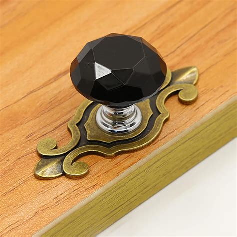 Zhengup 10 Pack Knobsvintage Dresser Kitchen Cabinet Pulls Zinc Alloy Base Backplate Cupboard