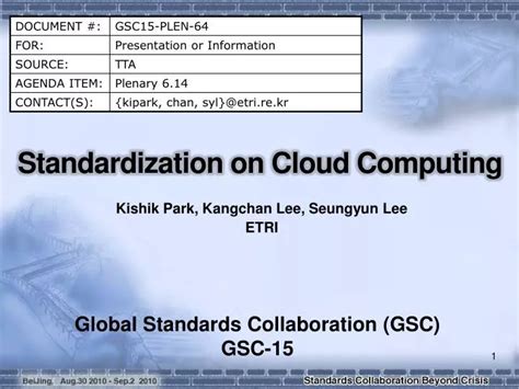 Ppt Standardization On Cloud Computing Powerpoint Presentation Free Download Id1117433