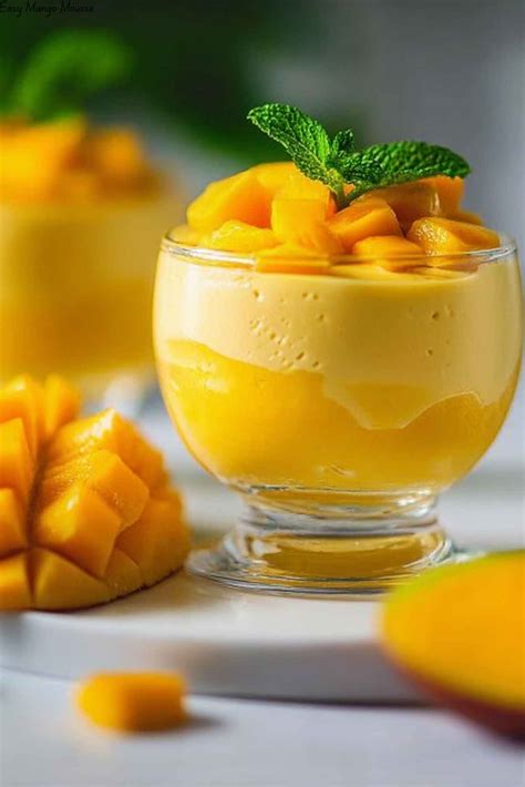 Easy Mango Mousse Recipecoo