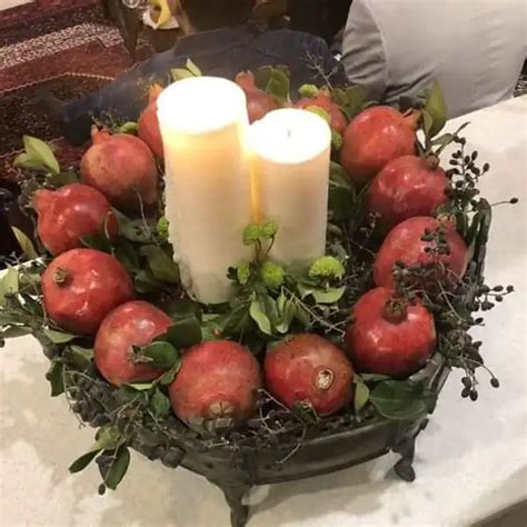 سینی شب یلدا ایده های جذاب برای تزیین سینی شب یلدا