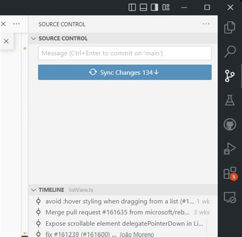 scm timeline refresh calls trigger other refresh calls · issue 164113