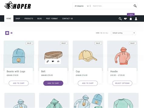 Shopper Store Modern And Elegant E Commerce Theme