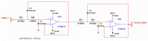 Operational Amplifier Frequency Response Of A Low Pass Band Pass