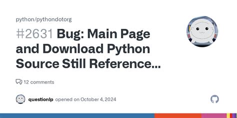 Bug Main Page And Download Python Source Still Reference 3126