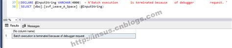 字符串中去除多余的空格保留一个 ms sql server insus 博客园