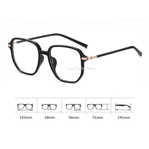 Korea Artistic Big Glasses Frame Women Lovely Ins No Makeup Plain Glasses Men Eyewear Cute In