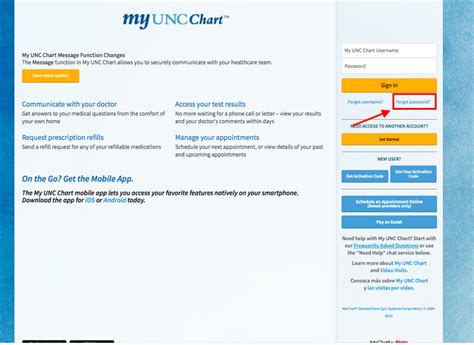 Unc Patient Portal Login Digital Patient Portal