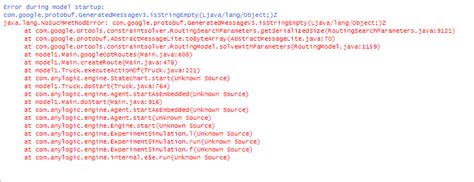Java Protocolbuffer Package Isstring Empty Error In Anylogic Stack