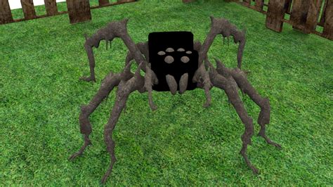 Spider Model With Textures Game Ready Optimize Asset Low Poly 3d