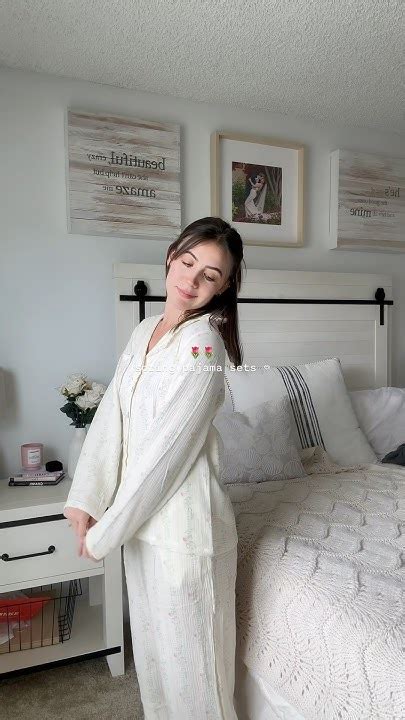 These Pjs Are So Pretty 🌷🌷 Outfitshorts Pajamaset Springoutfitideas